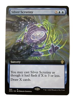MTG DMU: Silver Scrutiny (Sorcery) Extended Art Rare 395 | eBay