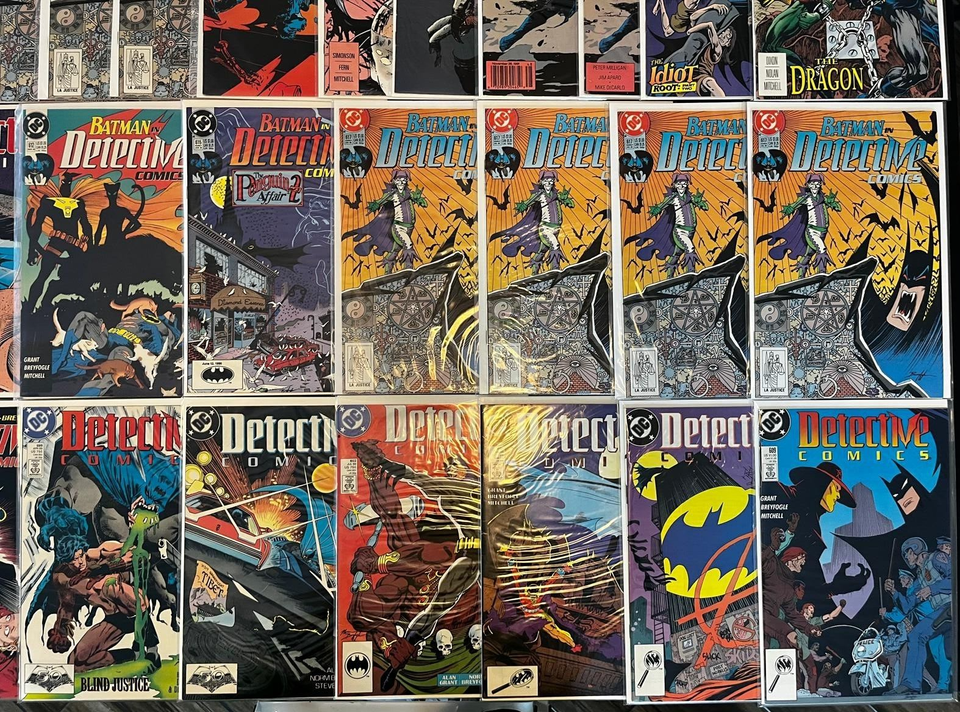 BATMAN DETECTIVE COMICS 47-Book DC MEGA LOT with #495 592 599 601 602 ...