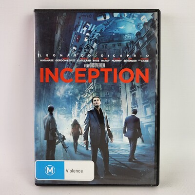 Inception (DVD, 2010) Leonardo DiCaprio Marion Cotillard Tom Hardy ...