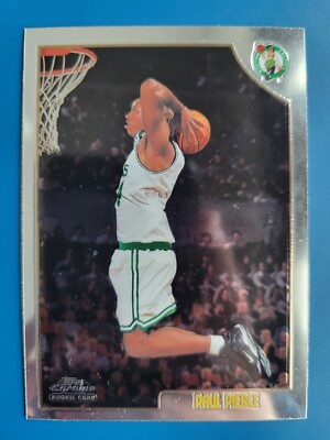 Paul Pierce 1998-99 TOPPS CHROME ROOKIE RC #135 BOSTON CELTICS! | eBay