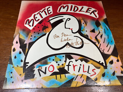 Bette Midler – No Frills - Signed Autographed Cover | eBay