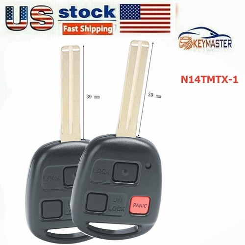 2X Remote Key Fob for Lexus RX300 1999 2000 2001 200 2003 312MHz ...