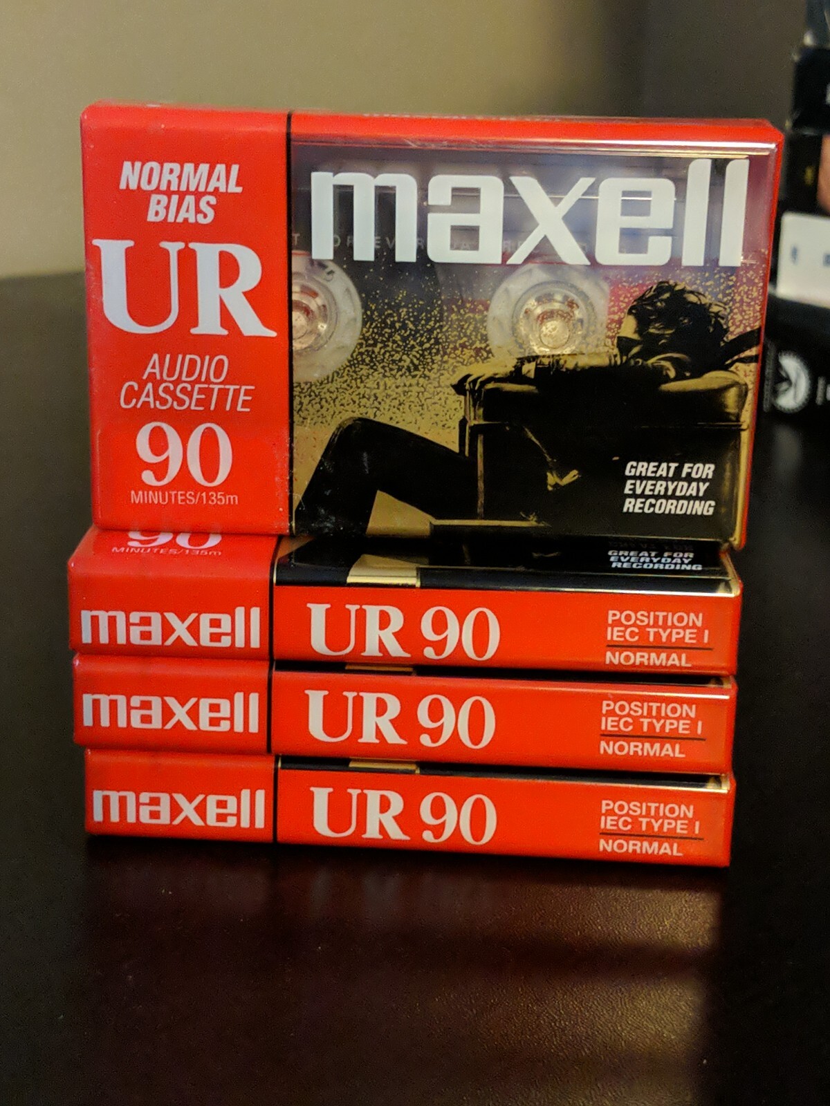 NEW Lot Of 4 Maxwell UR 90min, Normal Bias, IEC Type I, Blank Audio ...
