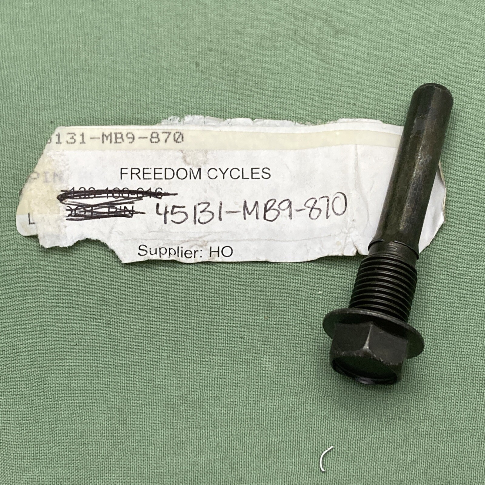 NEW REPLACES HONDA 45131-MB9-870 BOLT, PIN | eBay