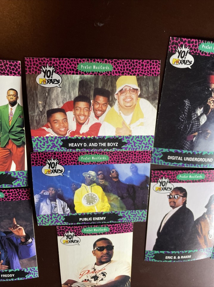 1991 ProSet MusiCards YO! MTV RAPS - Card Lot of 11 Cards | eBay