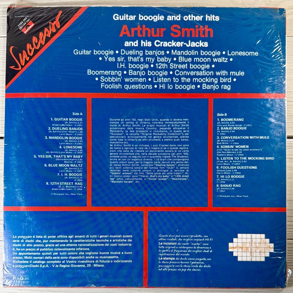 Arthur Smith and his Cracker Jacks: Guitar boogie and other hits Vinyl ...