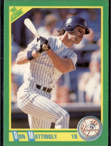 1990 Score #1 Don Mattingly New York Yankees Baseball Card S1 | eBay
