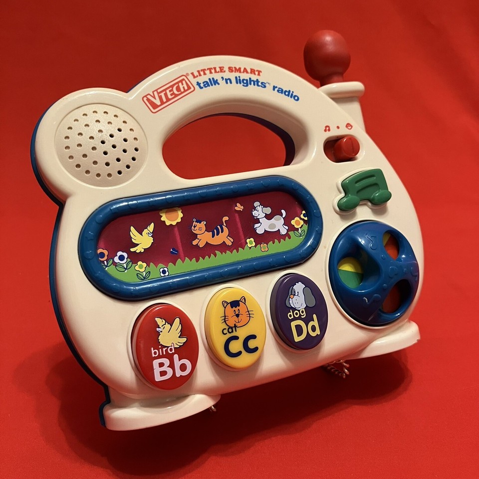 Vintage Vtech Little Smart Talk N Lights Radio / Electronic Interactive ...