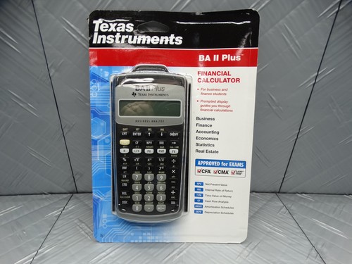 Texas Instruments BA II PLUS Business Analyst Calculator | eBay