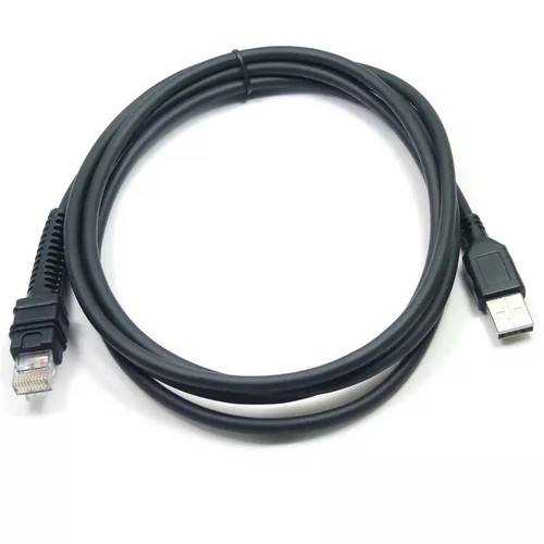 CBA-U46-S07ZAR Shielded USB RJ45 Barcode Scanner Cable For Zebra DS3608 ...