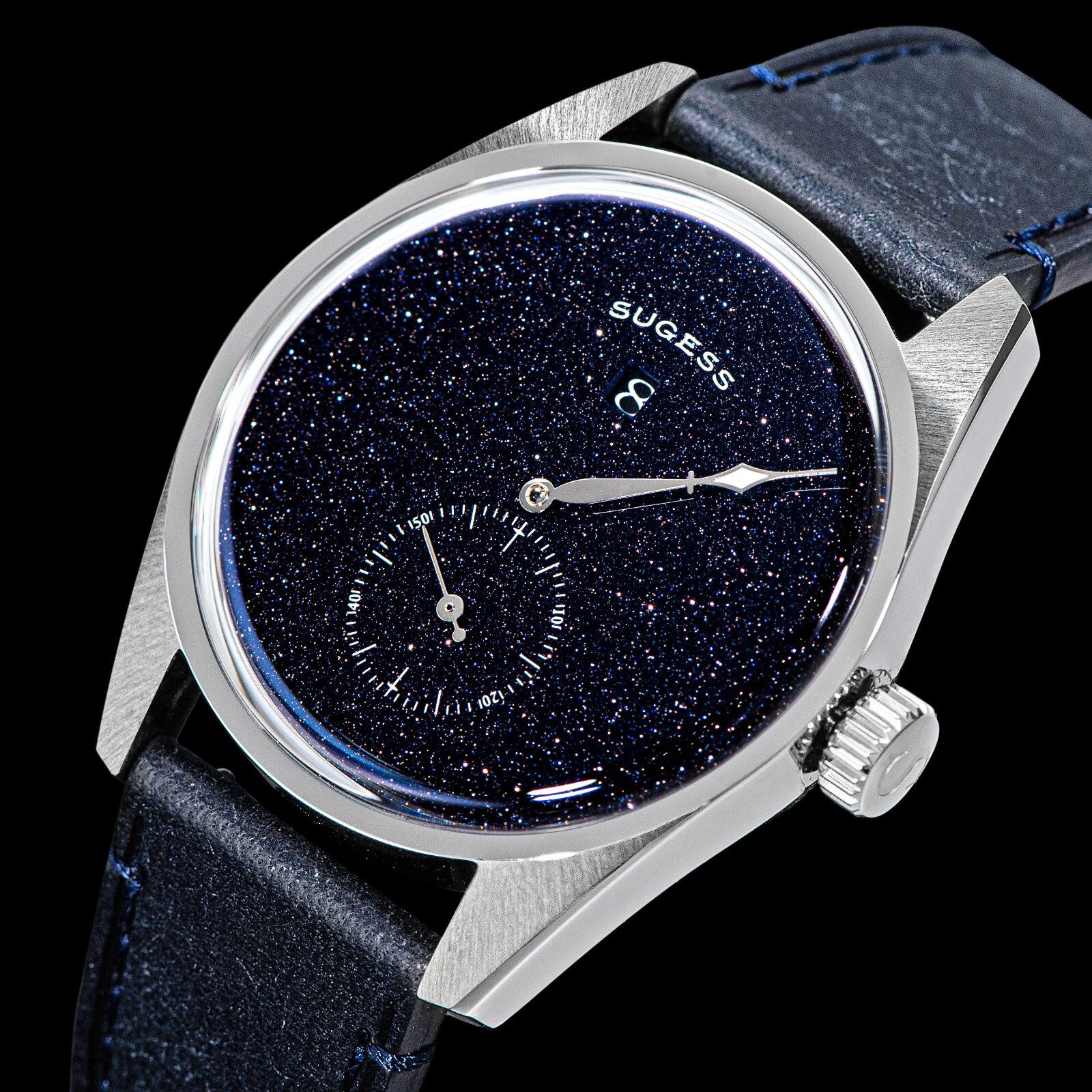 Sugess S451-2.X Art Master Jump Hour Mechanical Men Watch SEAGULL ...