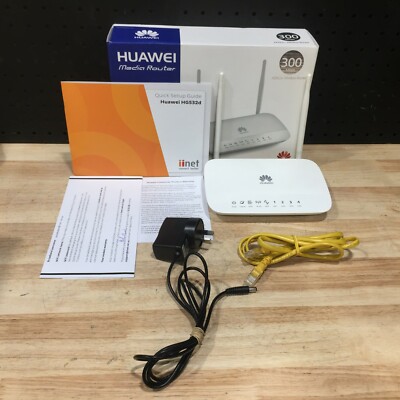 HUAWEI HG532D WIRELESS HOME GATEWAY WIRELESS ROUTER - GOOD CONDITION ...