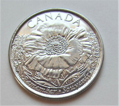 2015 CANADA REMEMBERANCE POPPY QUARTER - combined shipping | eBay