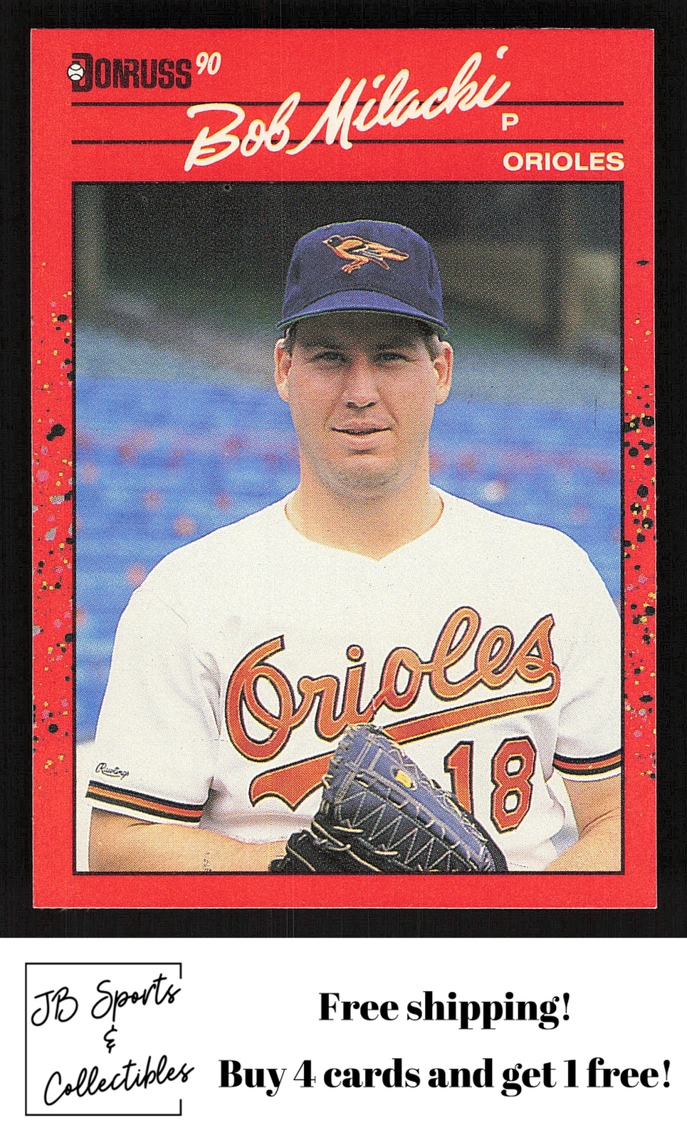 1990 Donruss Bob Milacki #333 Baltimore Orioles | eBay