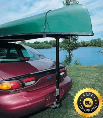 Trailer Hitch Mount Canoe & Kayak Loader Car Truck SUV Rear Steel Roof ...
