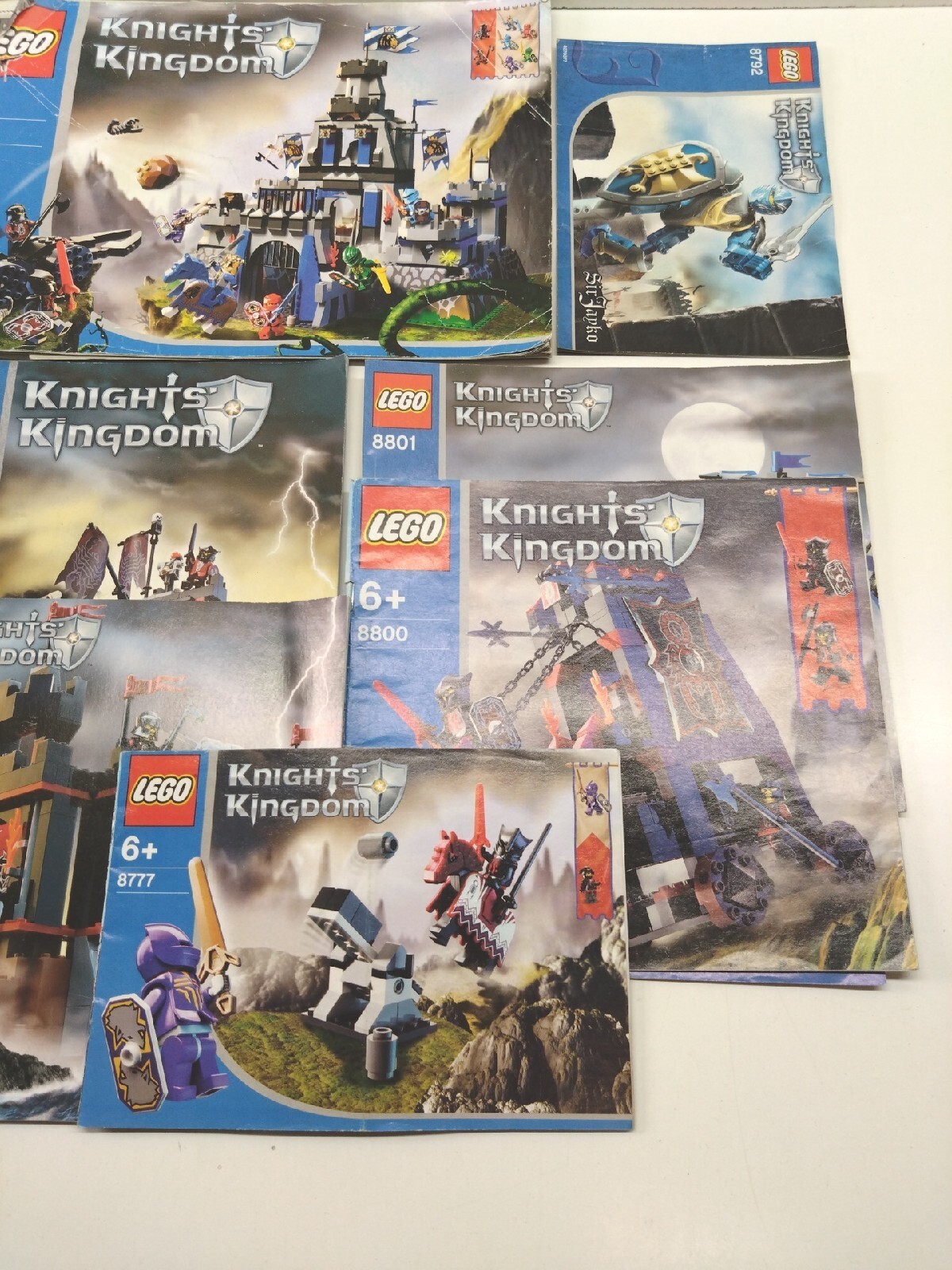 LEGO Ritter Knights Kingdom 8781 8876 8802 8777 8800 8801 instructions ...