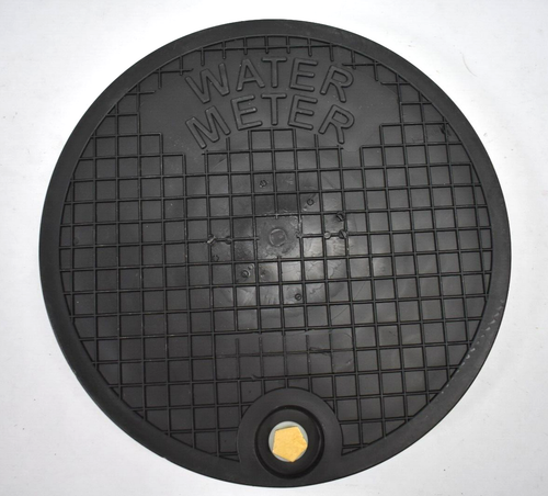Locking Water Meter Cover 12-1/2" Dia Replacement Unit For Ground Use ...