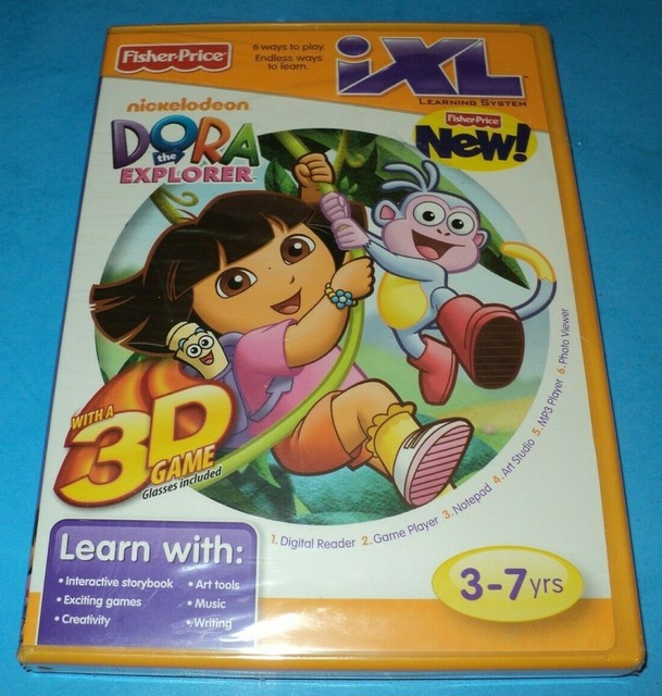 Fisher- IXL Learning System Software Dora The Explorer 3d for sale ...