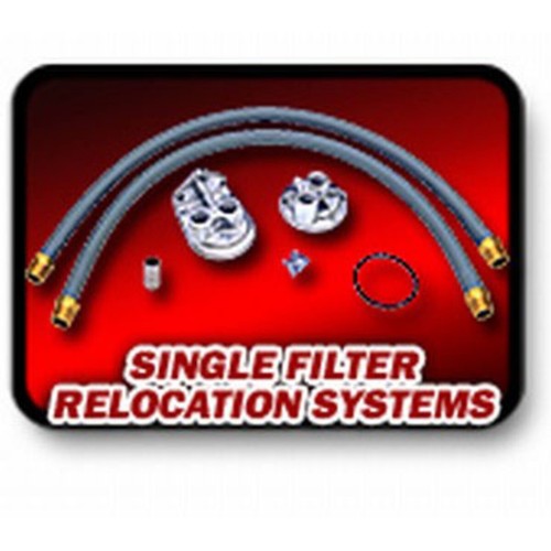 1127 Transdapt Oil Filter Relocation Kit for Chevy Suburban Ram Truck ...