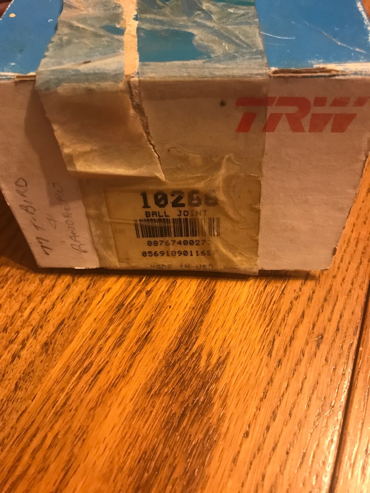 TRW AUTOMOTIVE 10266 Ball Joint Cleveland OH 44131-5582 Ships N 24h | eBay