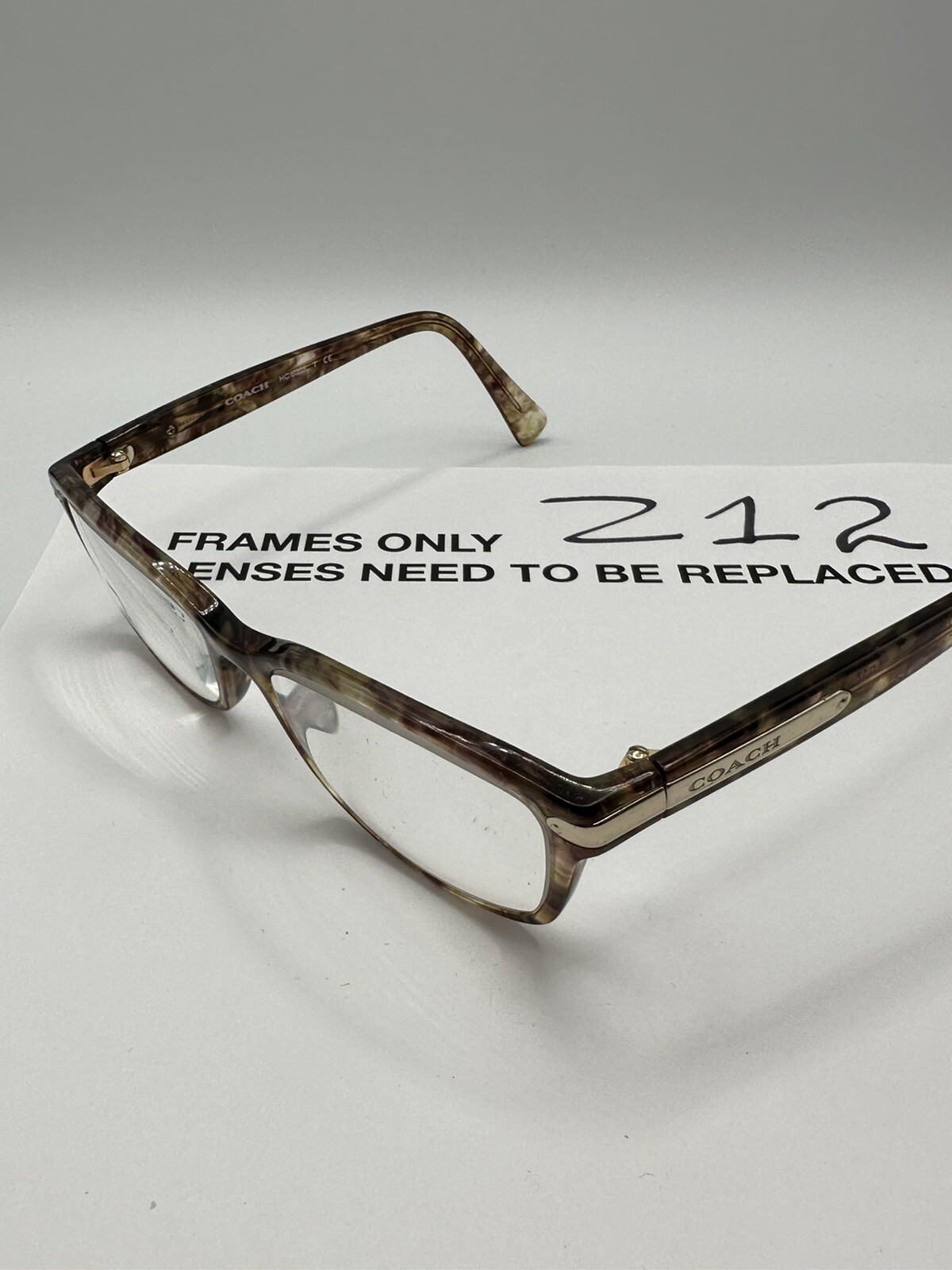 Coach HC 6065 5287 Women's Confetti Brown Eyeglasses Frame 51-17-135 | eBay