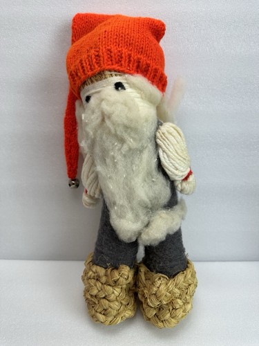 Tomte Vintage Swedish Santa Claus Doll Yarn Wool Statue 15" Large ...