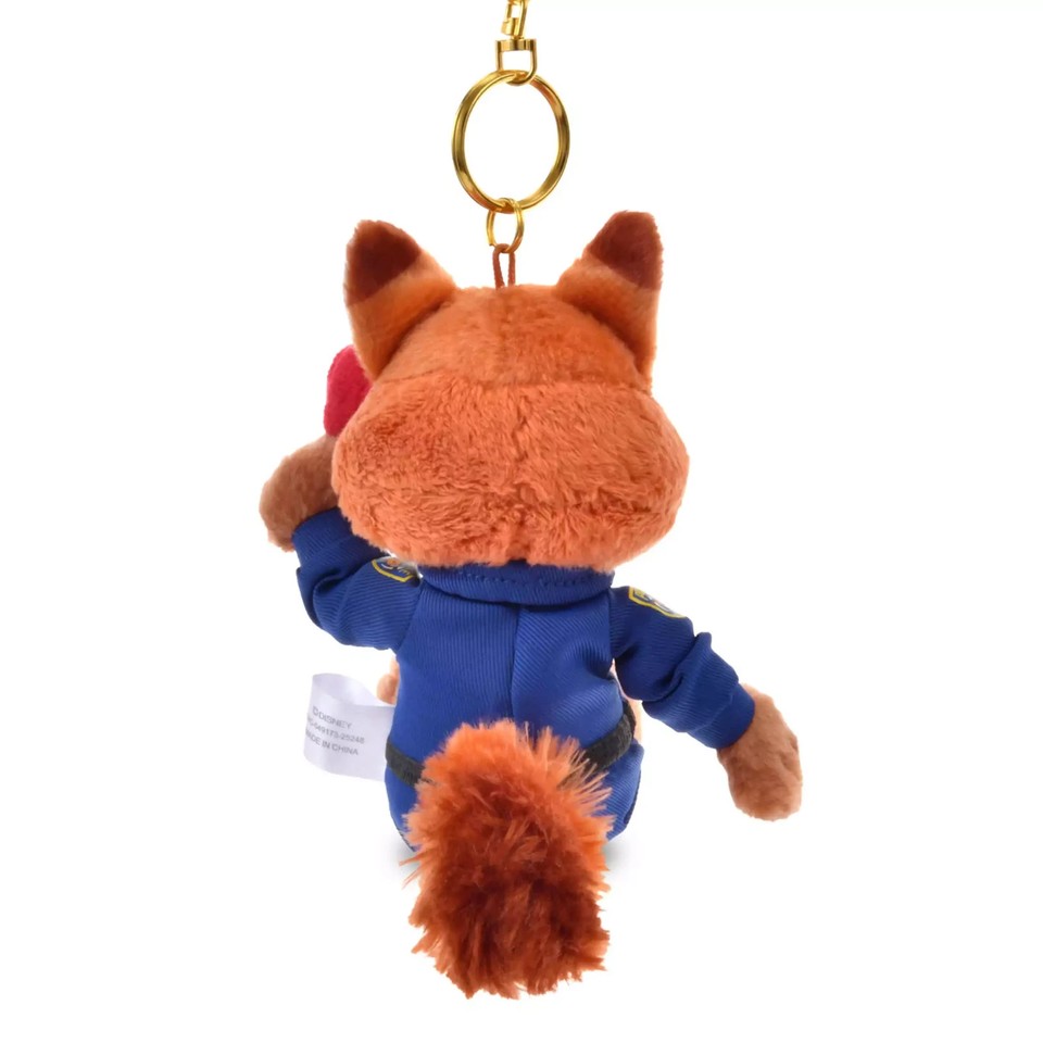 Japan Disney Store Nick Wilde Plush Toy Key Chain MOGUMOGU Zootopia ...