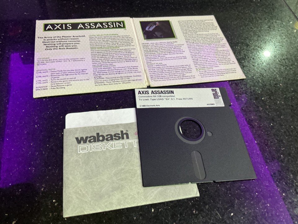 COMMODORE 64 C64 DISK GAME - AXIS ASSASSIN - BOXED WORKING | eBay UK