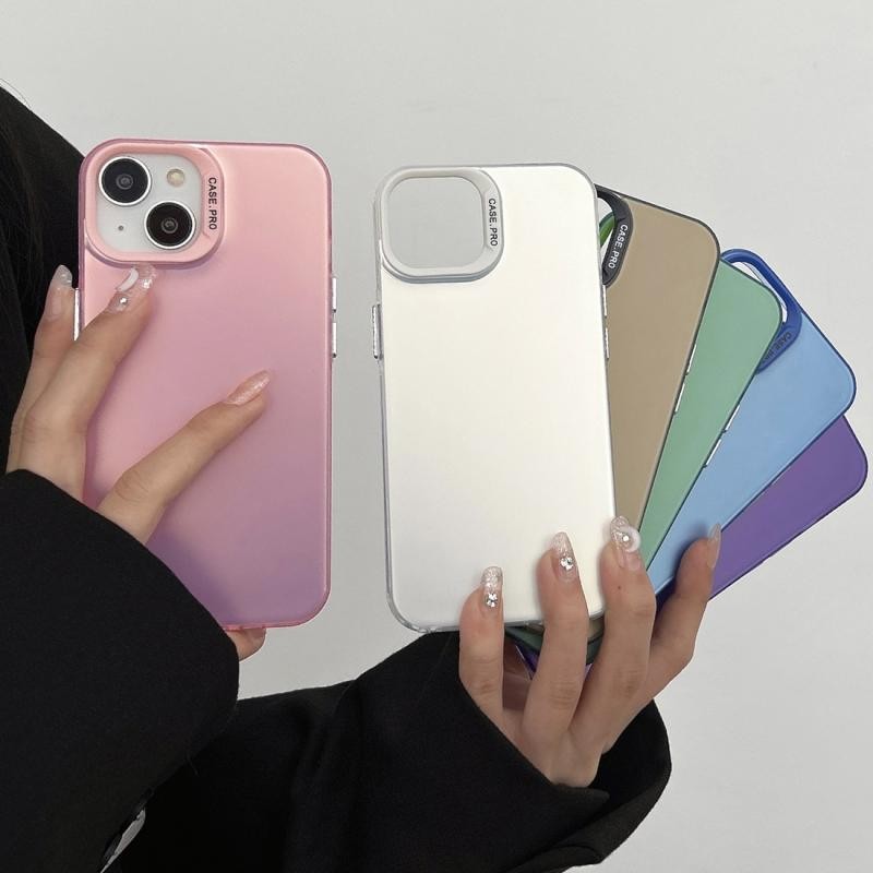 Semi-Transparent Frosted PC Case in Blue for iPhone 14 Pro Max | eBay ...