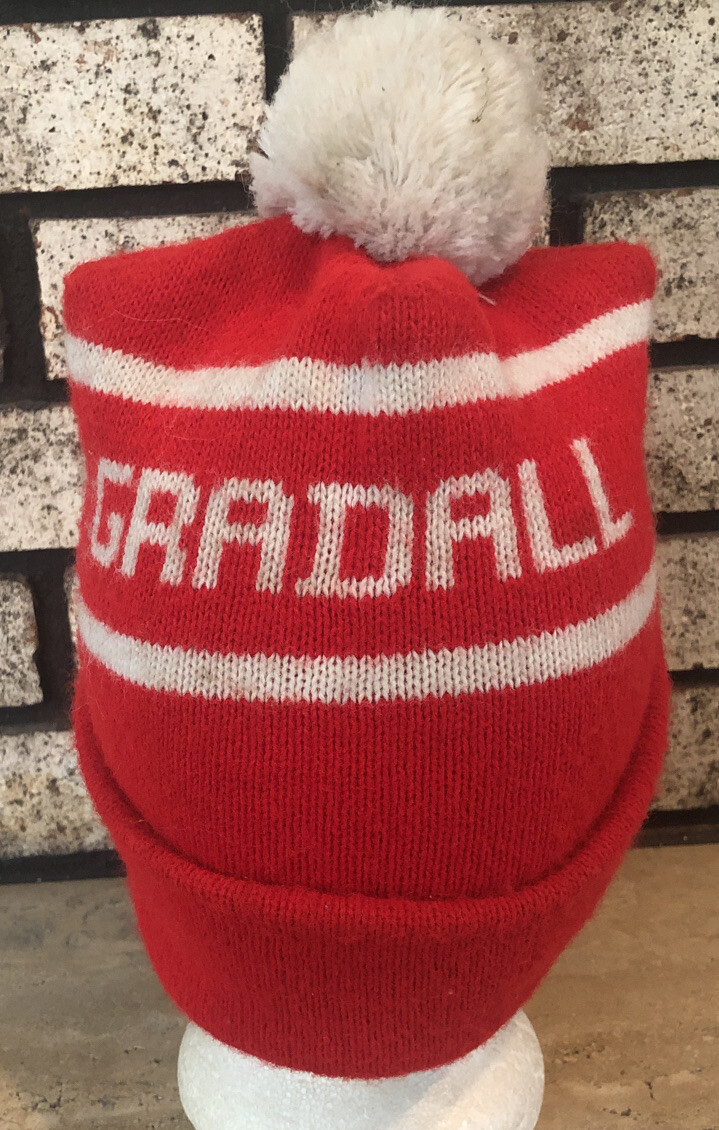 Pat’s Gradall Advertising Knit Stocking Cap Hat Excavation Contractor ...