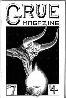 GRUE MAGAZINE #7 - horror fanzine - J.N. Williamson, Jessica Amanda ...