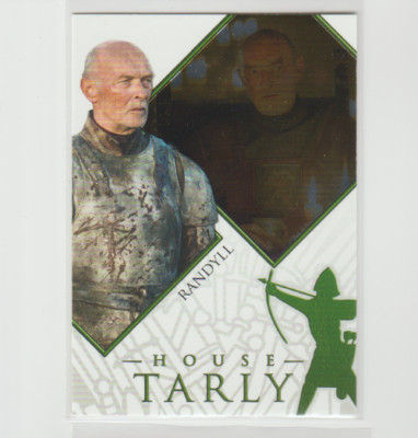 Game of Thrones Complete Series 2 RANDYLL TARLY Head of House Insert # ...
