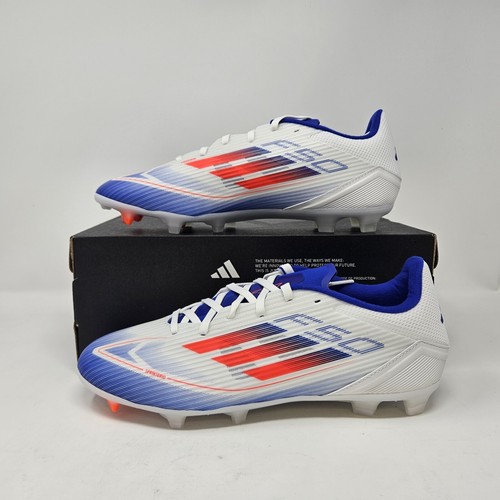 Adidas F50 League FG/MG Soccer Cleats 'White/Red/Blue' / IE0601 / All ...