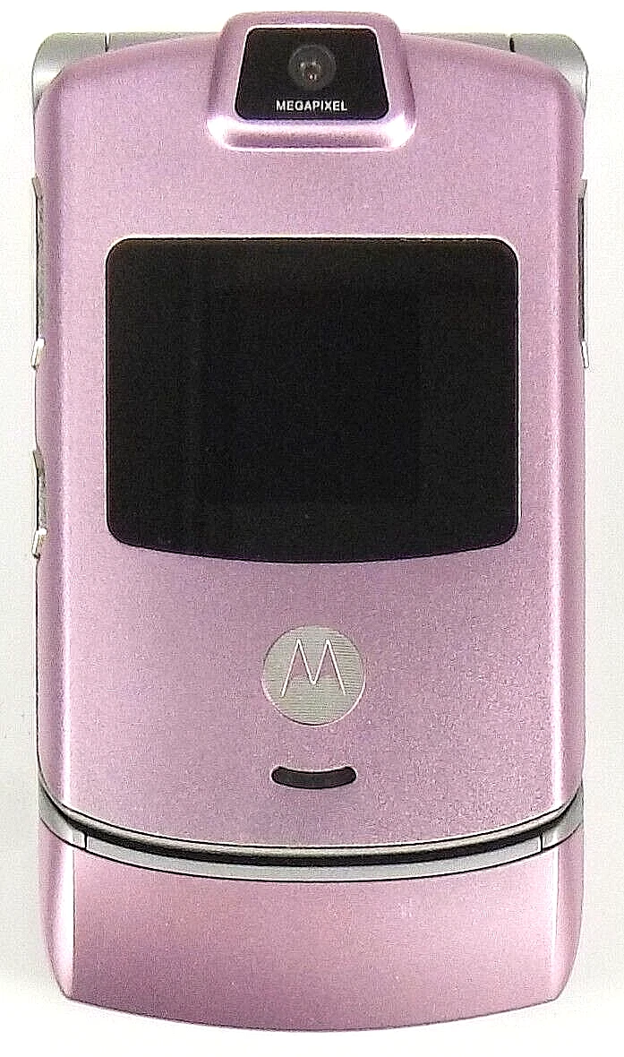 Motorola Razr Flip Phone Pink