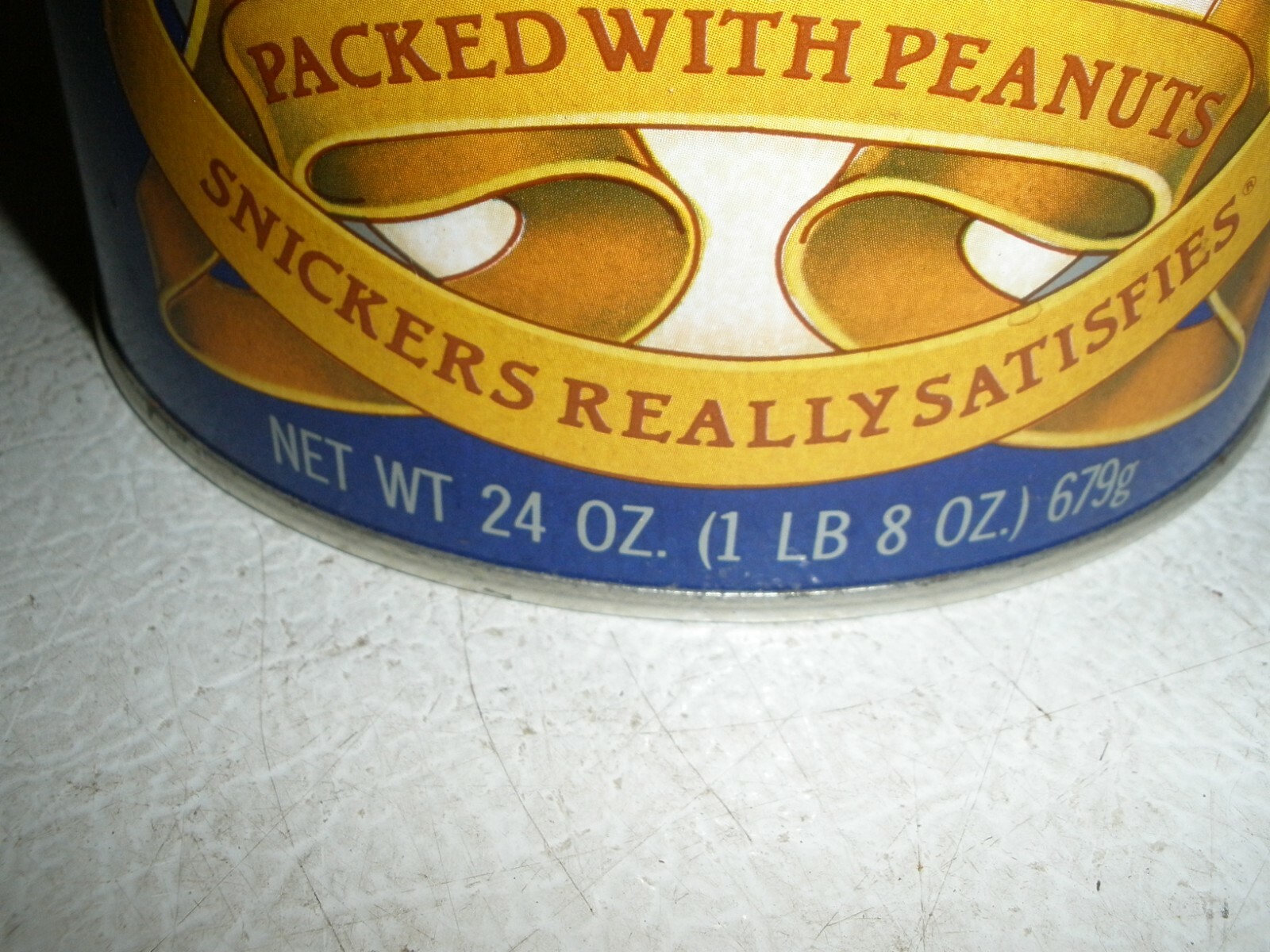 Vintage Tin Snickers Candy Collectible Metal Advertising 1980s for sale ...