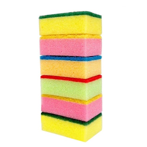 10 Pcs Scouring Pad Kitchen Dish Washing Sponges Cleaning Plates | eBay