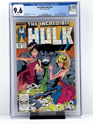 Incredible Hulk #347 CGC 9.6 White Pages 1st app Hulk as Joe Fixit | eBay