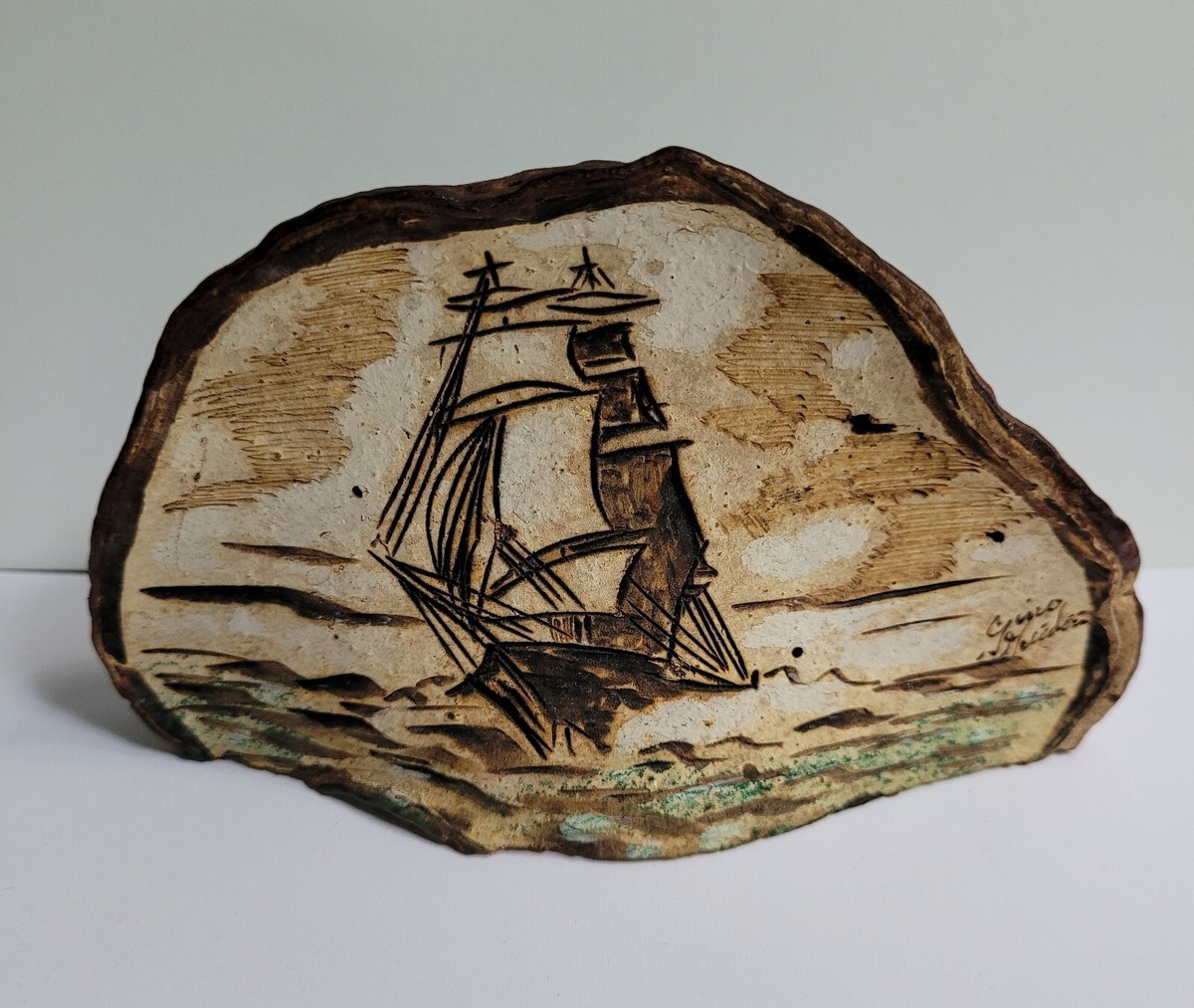 Ship Pyrography Art Patterns