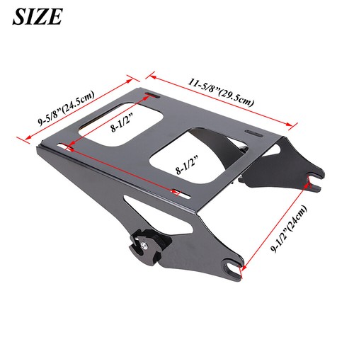 Two-Up Tour Pak Pack Mounting Luggage Rack Bracket Kit For Harley ...