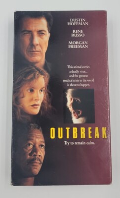 Outbreak (VHS, 1995) Dustin Hoffman, Rene Russo, Morgan Freeman ...