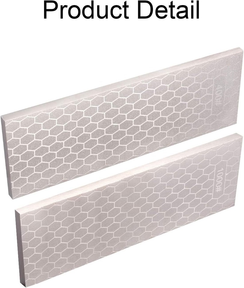 Diamond Sharpening Stone 2 Side Grit 400/1000 Diamond Plate Honing ...