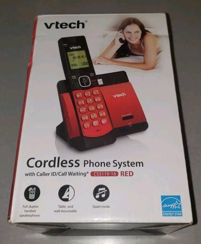 VTech Cs5119 16 Red Cordless Phone System for sale online | eBay