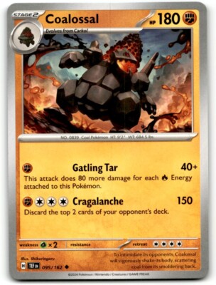 Pokemon Trading Card TCG Coalossal #95 | eBay