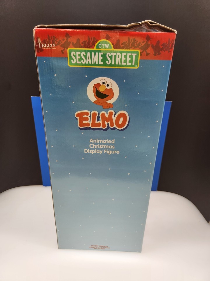 Vintage Telco Animated Christmas Elmo Display Figure Original Box Not ...