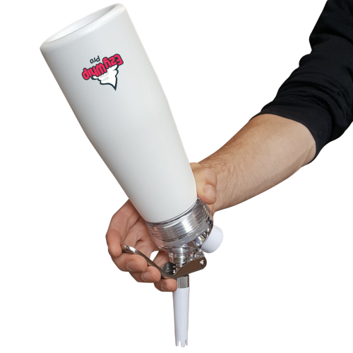 EZYWHIP PRO WHIPPED CREAM DISPENSER 0.5L WHITE WHIPPER CHARGERS BULBS ...