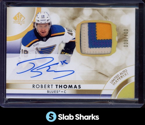 2023 SP AUTHENTIC #59 ROBERT THOMAS LIMITED AUTO PATCH MEM /100 | eBay