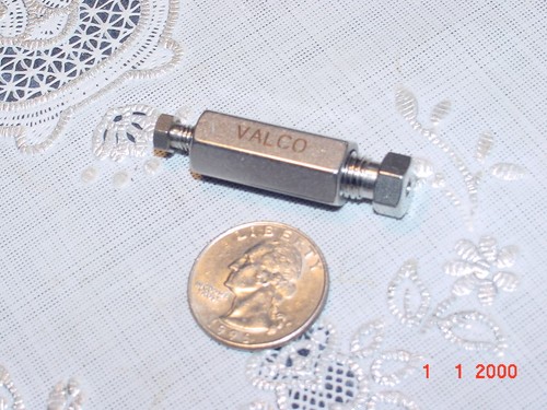 Valco Compression Fitting, Union Reducer, 1/8 to 1/16 Tube, Stainless ...