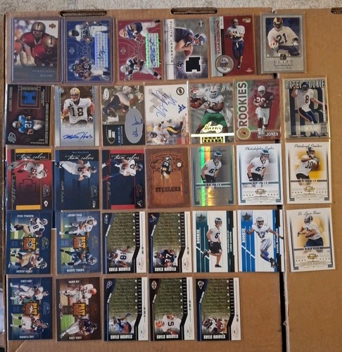 2000-06 Football Numbered Cards Lot Of 32. 5 Autos, 29 Numbered ...