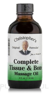 Complete Tissue and Bone Massage Oil 4 Oz By Dr. Christophers Formulas ...