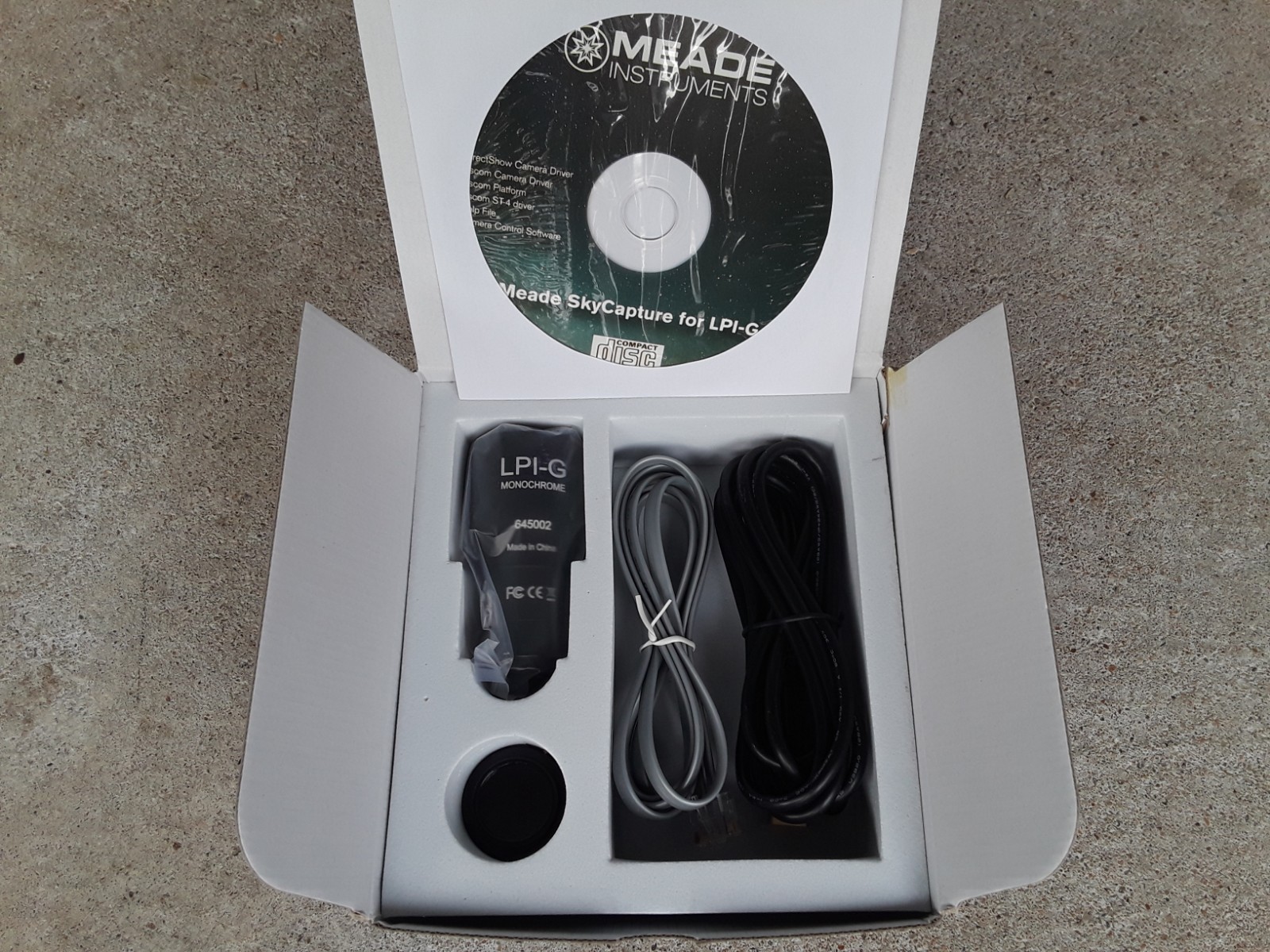 Meade LPI-G Monochrome Camera for Telescope Imaging & Auto Guiding NEW ...